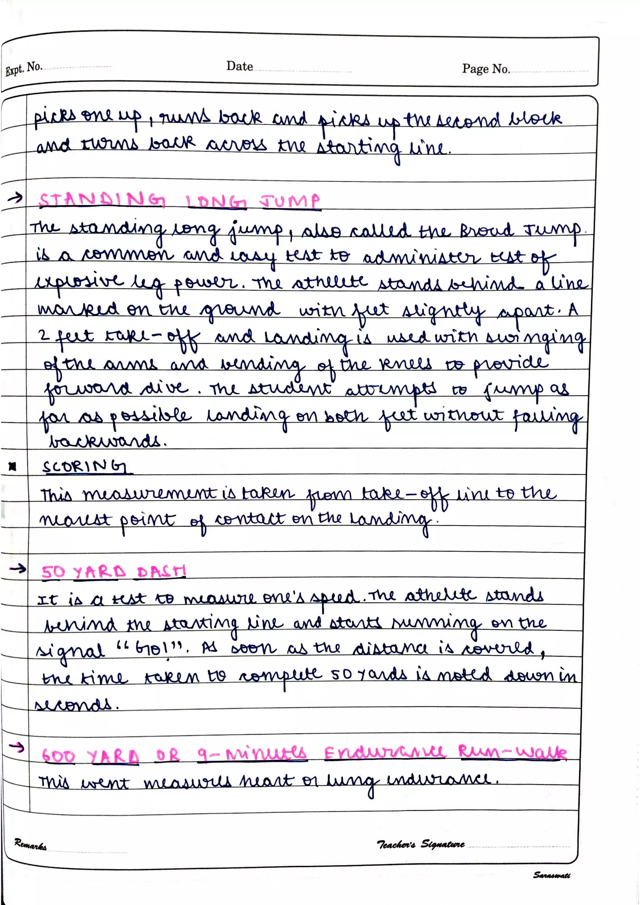 PHYSICAL EDUCATION PRACTICAL FILE ( Class 12th) | PDF