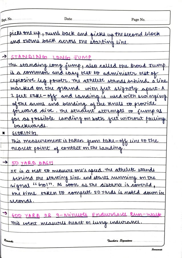 PHYSICAL EDUCATION PRACTICAL FILE ( Class 12th) | PDF