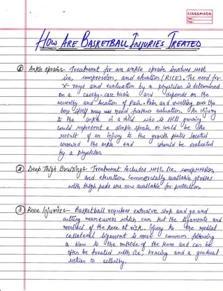 Physical education project file | PDF