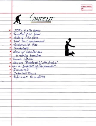 Physical education project file | PDF