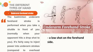 Badminton Underhand Serve