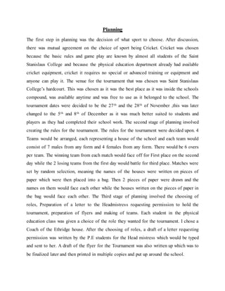 Physical education sba | DOCX