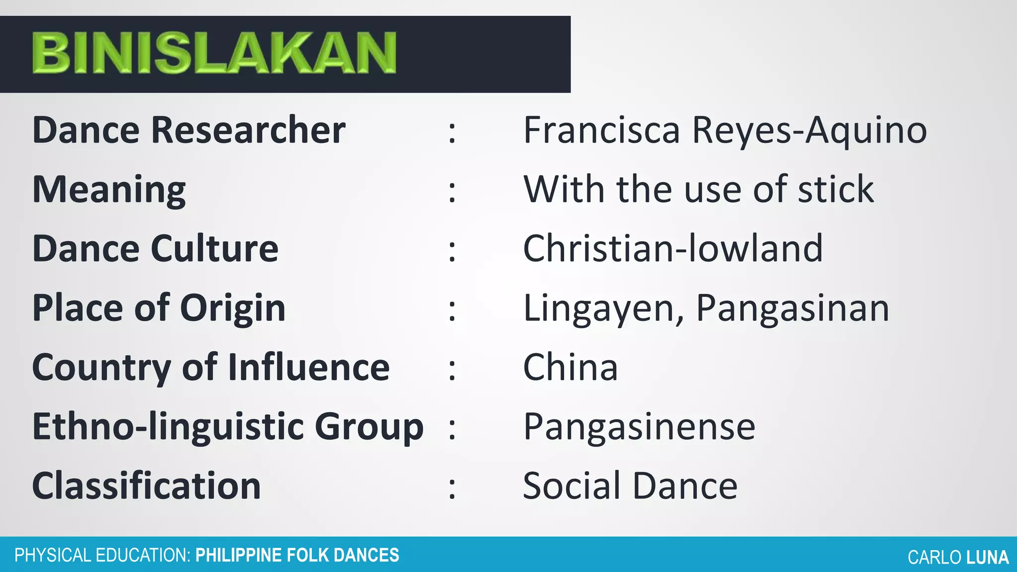 Philippine Folk Dances with Asian Influence - MAPEH 8 (P.E. 4th Quarter ...