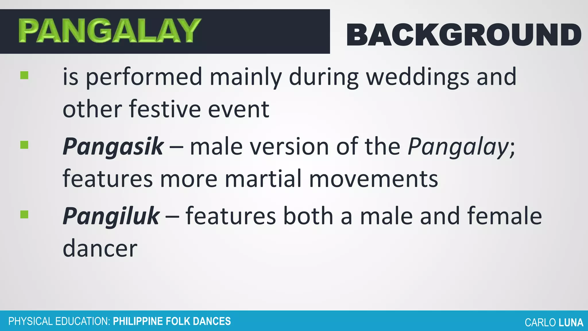 Philippine Folk Dances with Asian Influence - MAPEH 8 (P.E. 4th Quarter ...