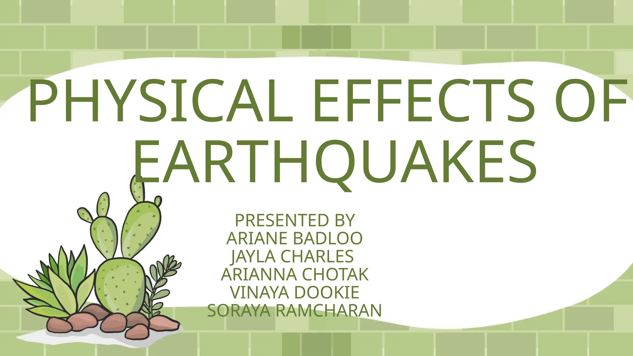 Physical Effects of Earthquakes -Form 4 Geography.pptx