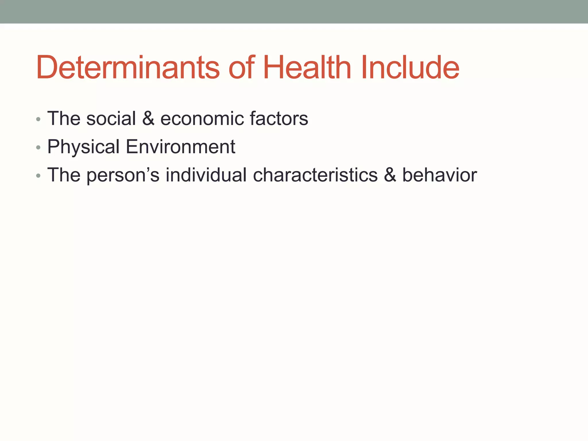 Physical environment & Health | PPTX