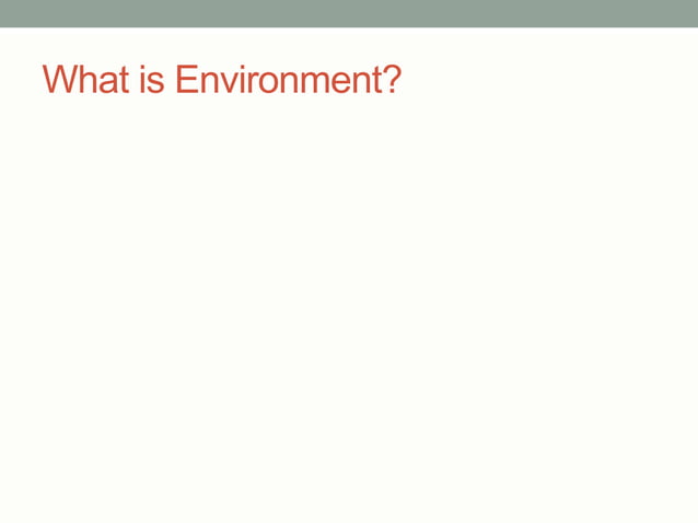 Physical environment & Health | PPT