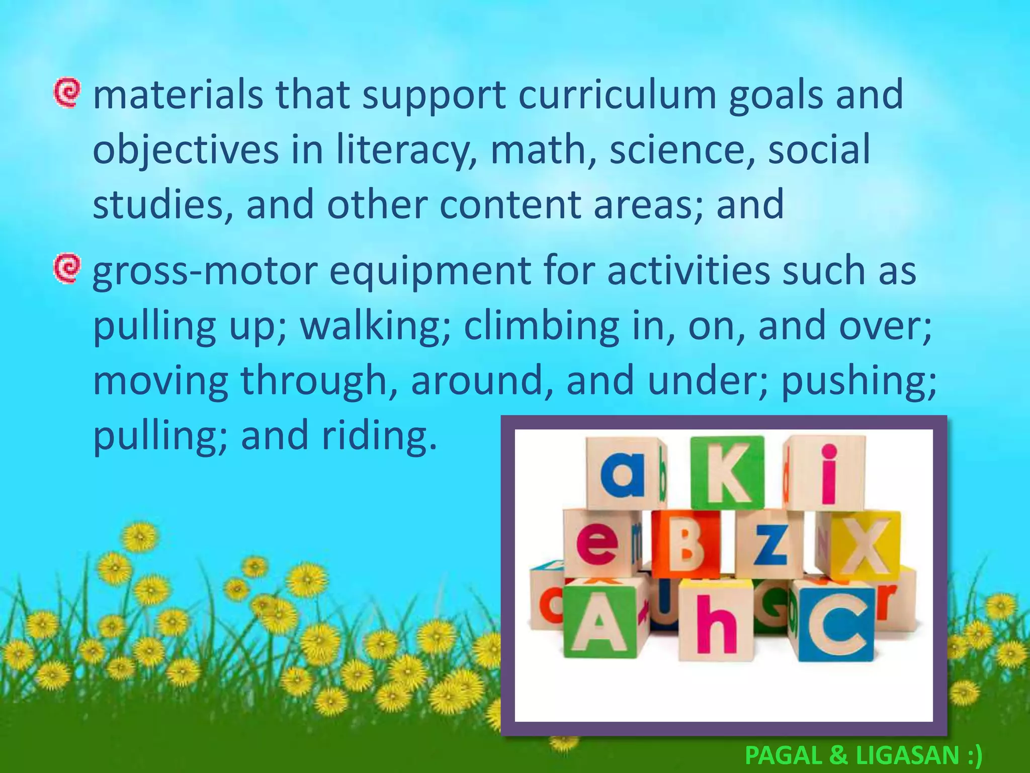 Physical Environment in Preschool | PPTX