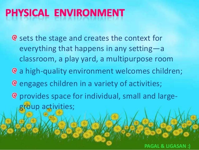 Physical Environment in Preschool