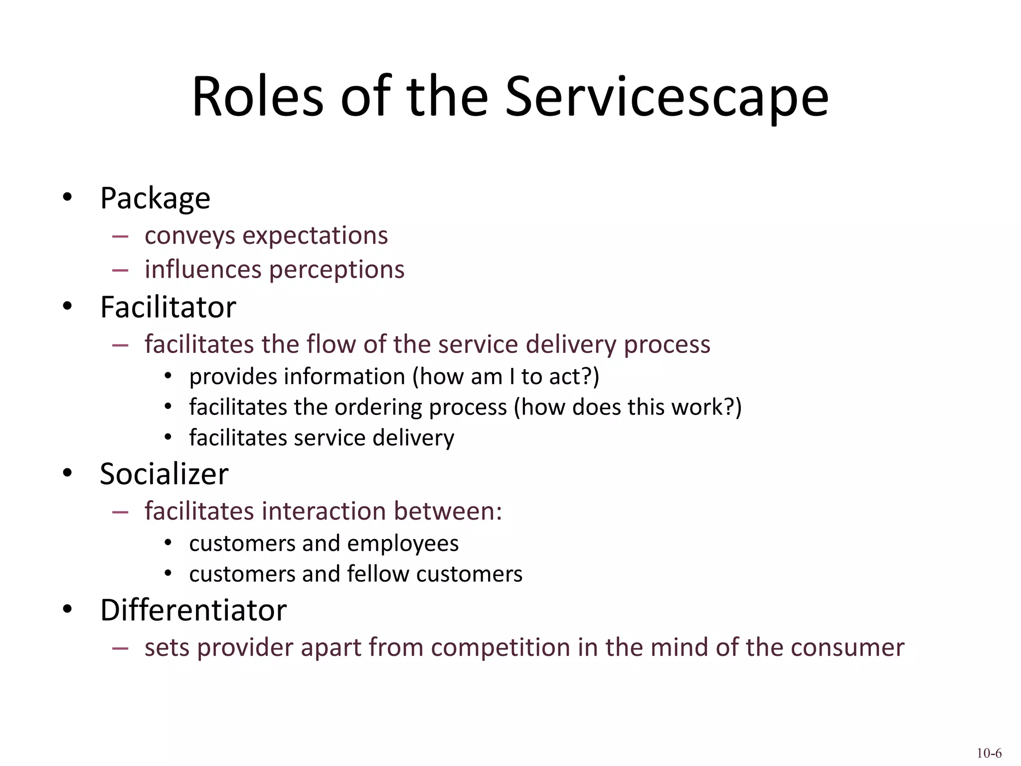 physical evidence and servicescape.ppt
