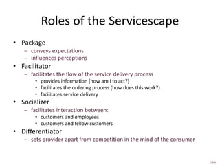 physical evidence and servicescape.ppt | Business | Business and Finance