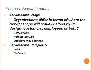 Physical evidence in services | PPTX