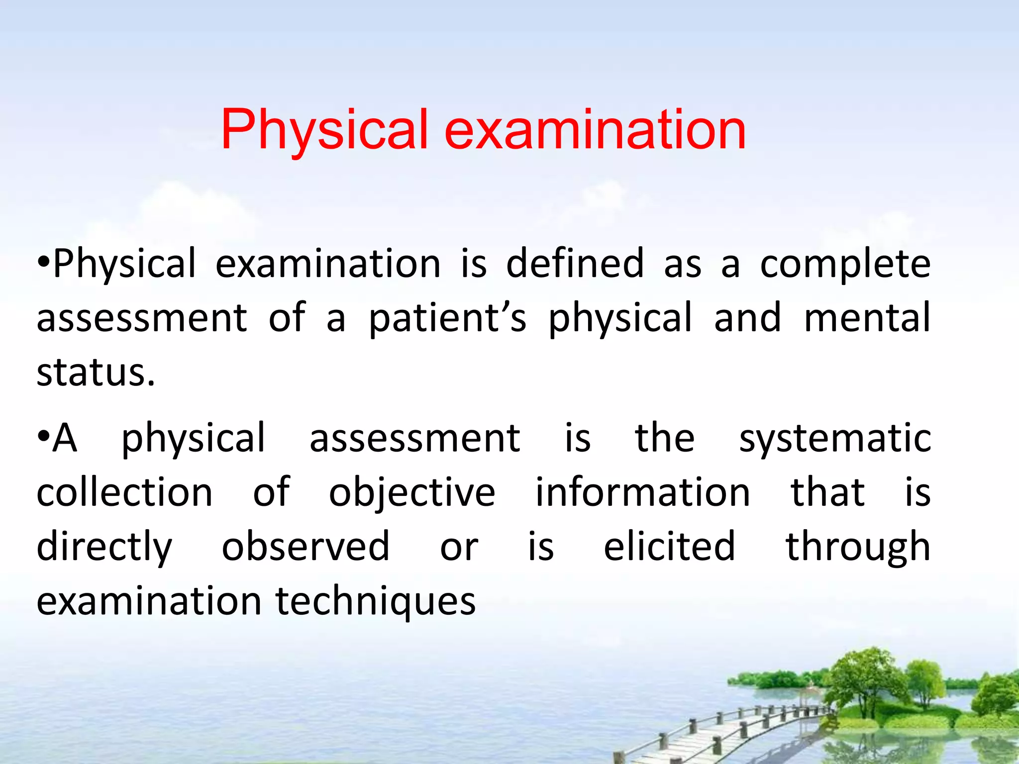 Physical Examination | PPT