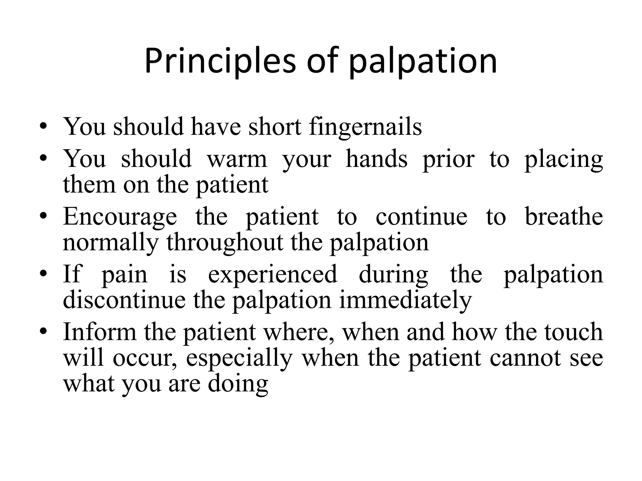 Physical examination, Fundamentals of Nursing | PPTX