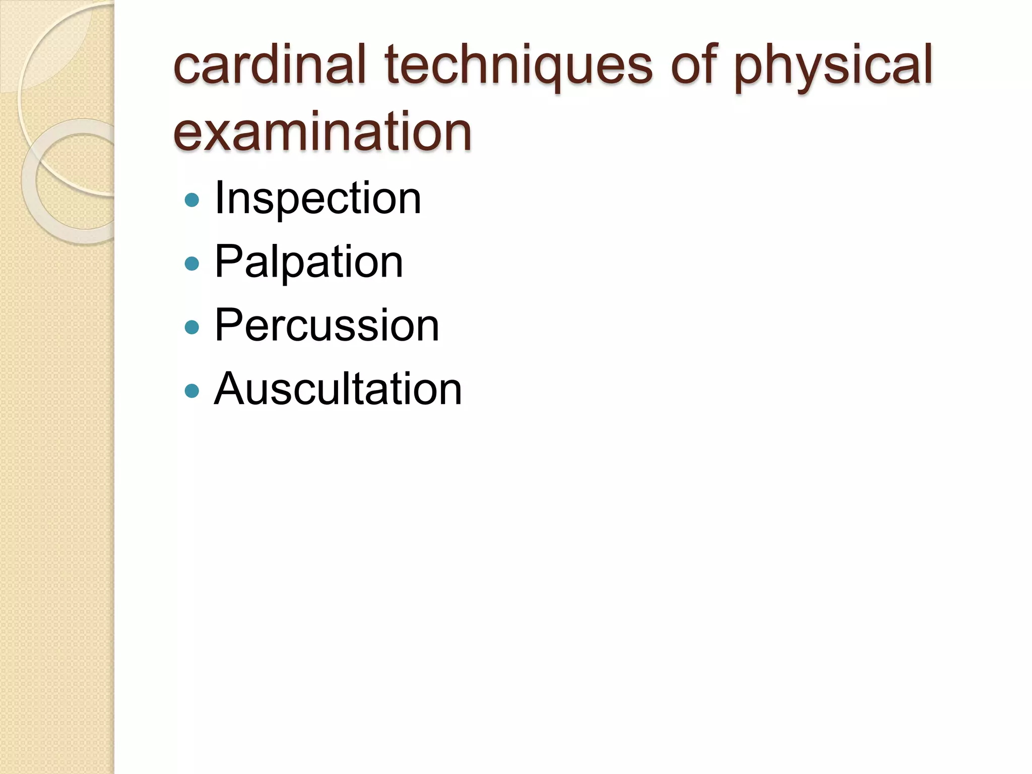 Physical examination | PPT