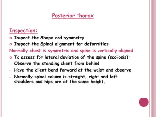 Physical examination for the examin .ppt