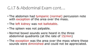 PHYSICAL EXAMINATION points to always take note of.pptx | Heart and ...