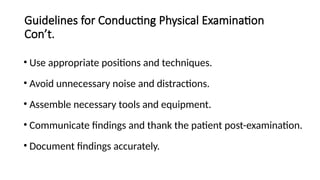 Comprehensive Physical Examination Guide: Techniques & Clinical ...