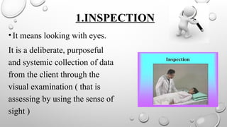 physical examination procedure with use of instrument | PPTX