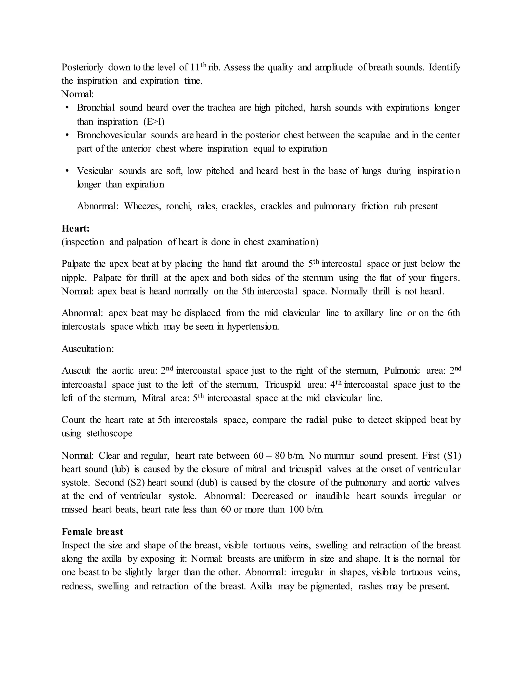 Physical examination detailed format | DOCX