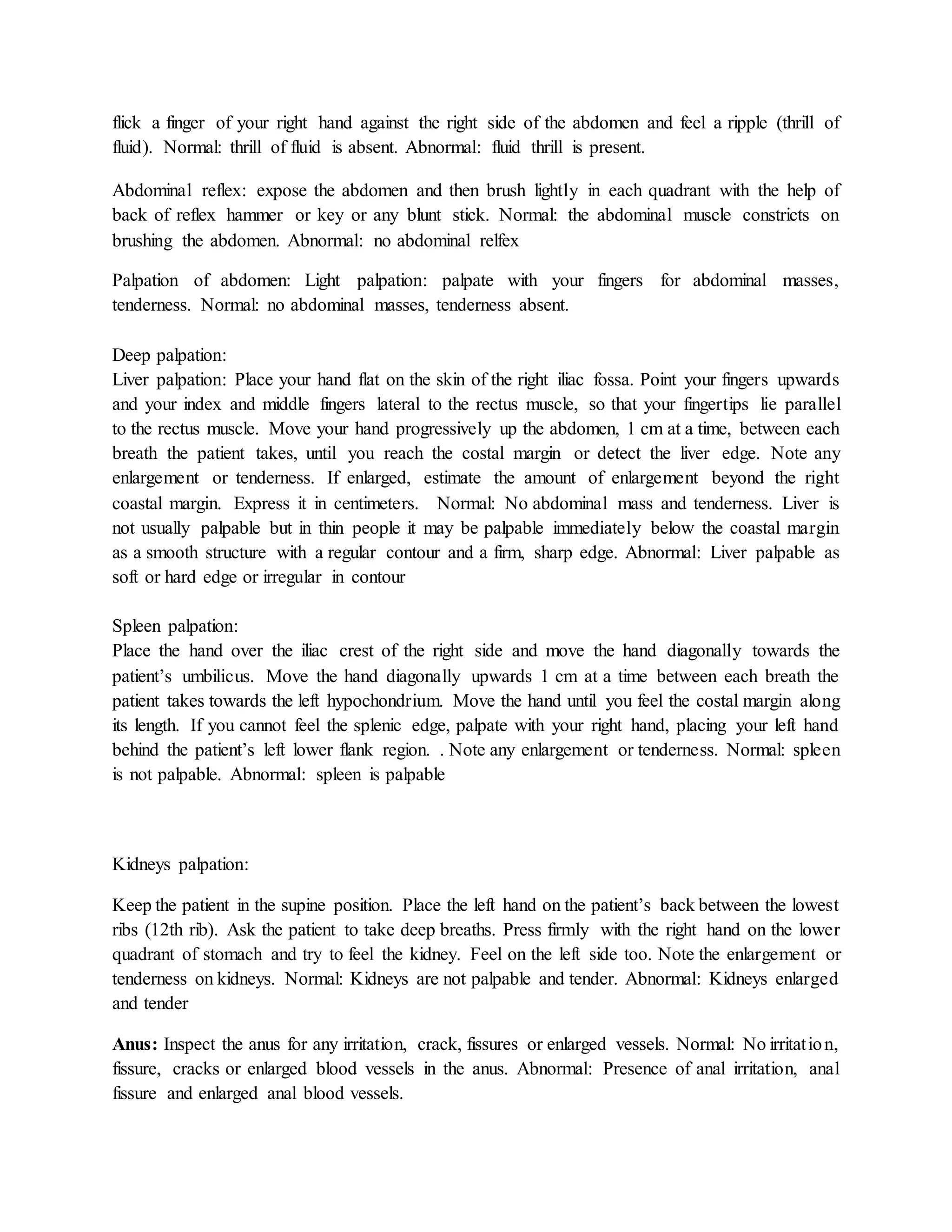 Physical examination detailed format | DOCX