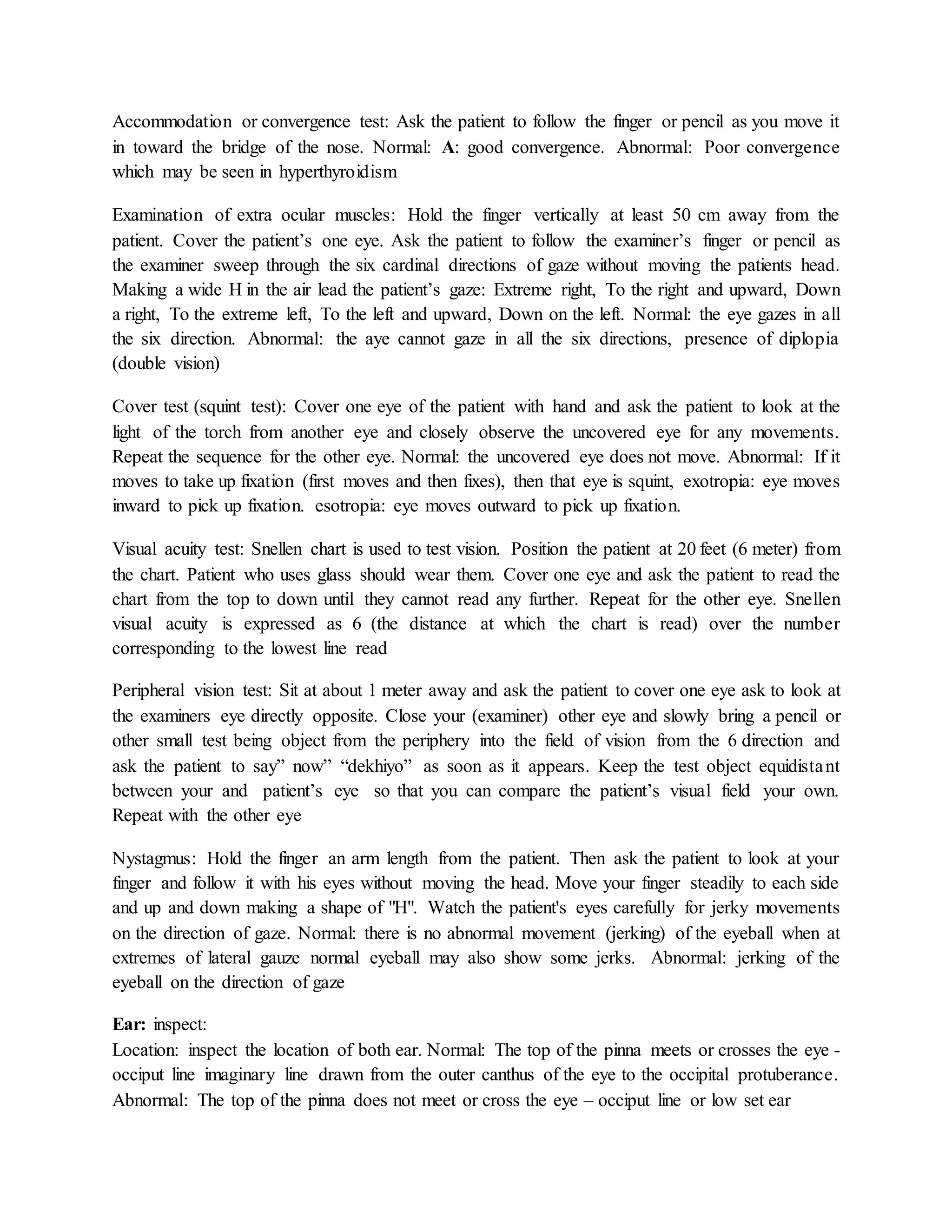 Physical examination detailed format | DOCX