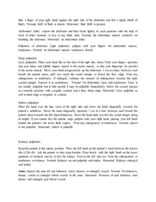 Physical examination detailed format | DOCX