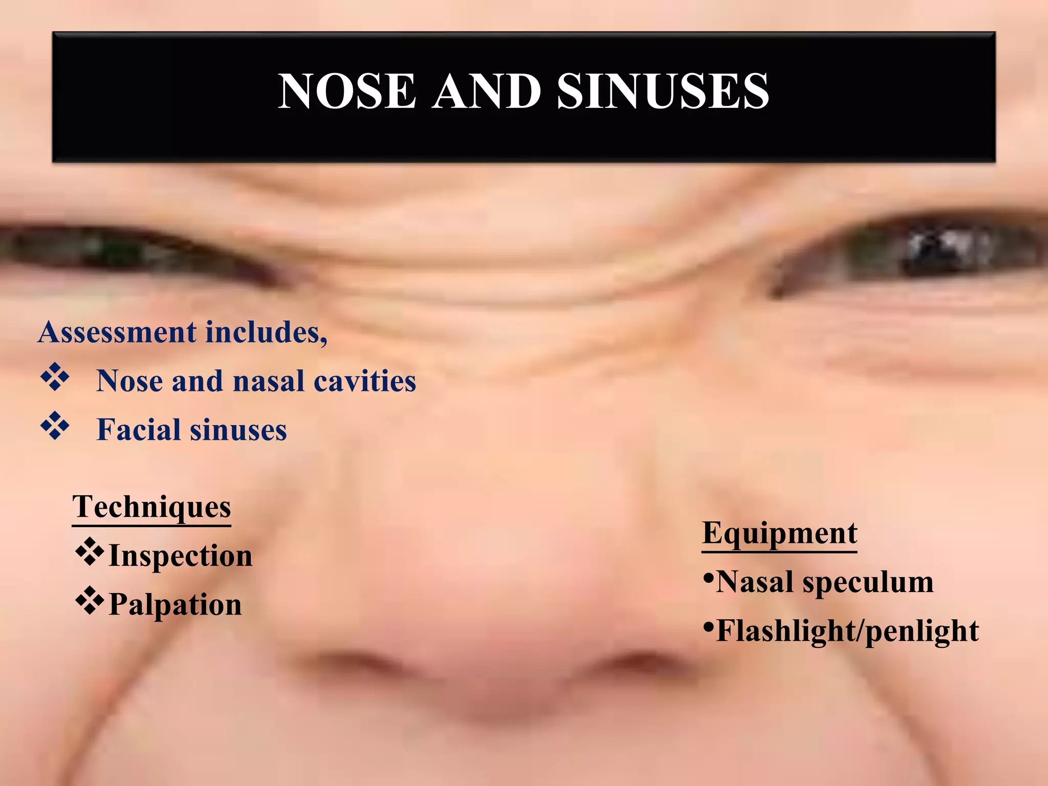 Physical examination head and neck | PPTX