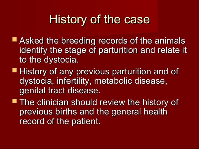 Physical Examination Of Cattle Lecture 2