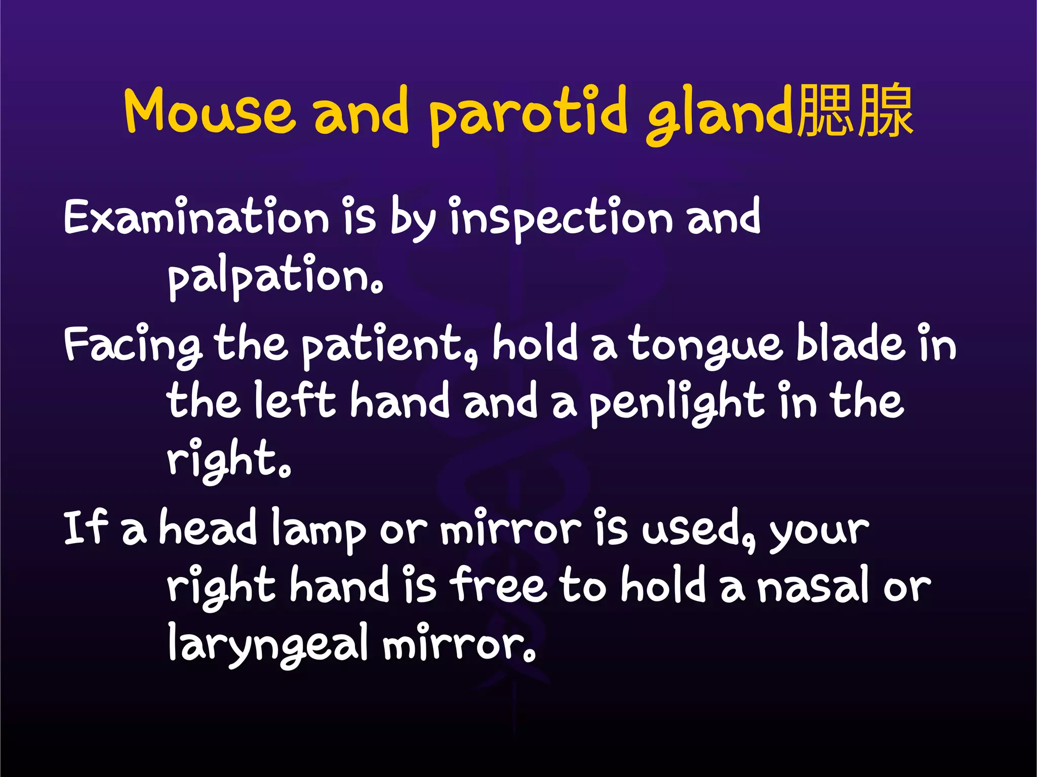 Physical examination of the head and-neck | PDF