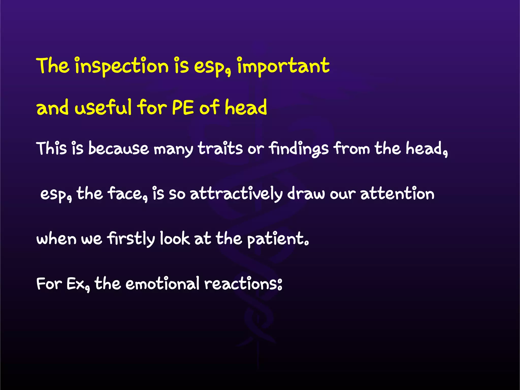 Physical examination of the head and-neck | PDF