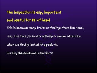 Physical examination of the head and-neck | PDF