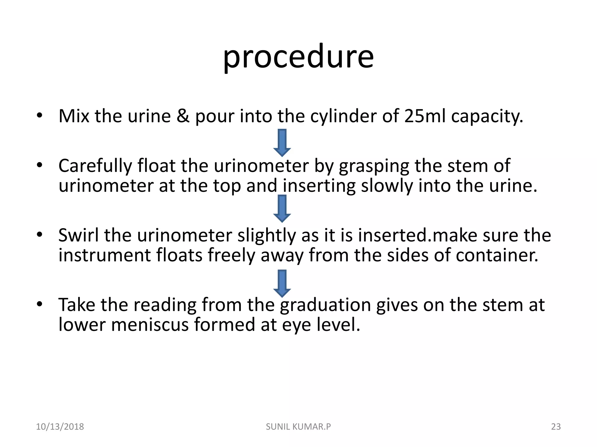 Physical examination of urine | PPTX