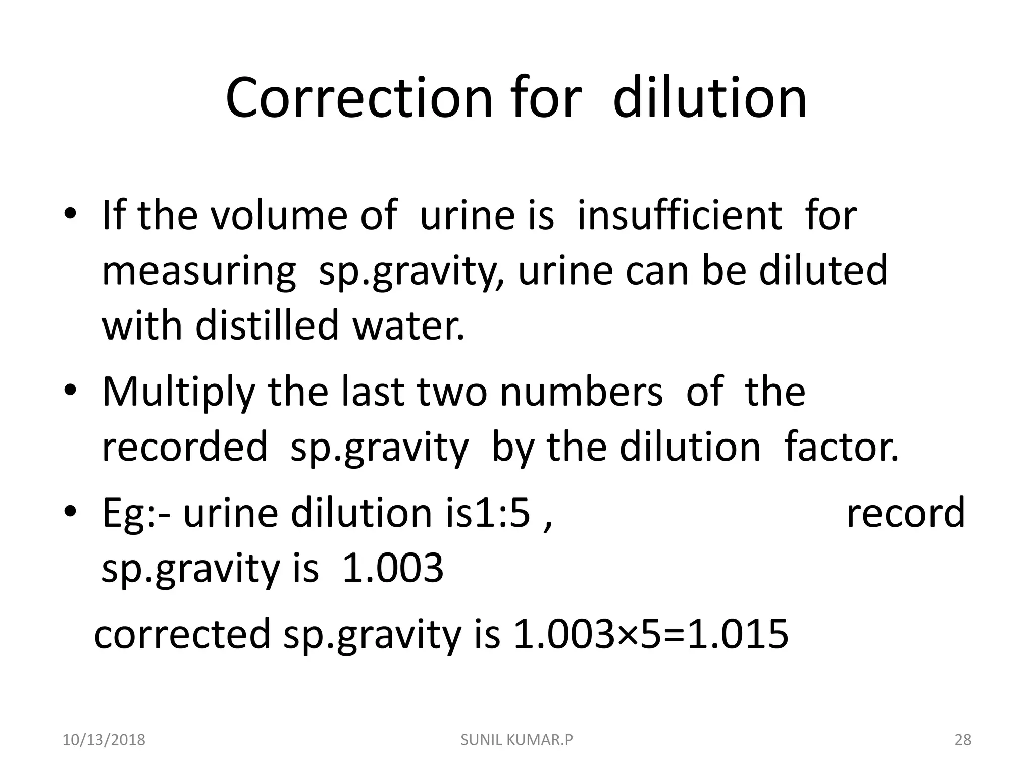 Physical examination of urine | PPTX