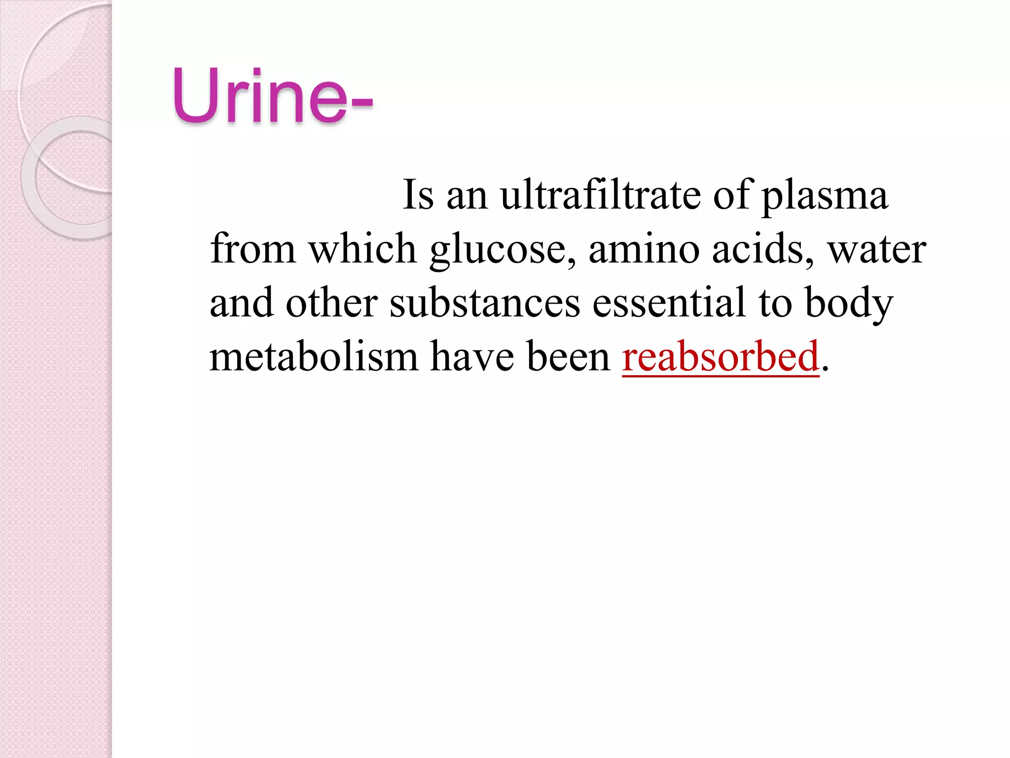 Physical examination of urine | PPTX