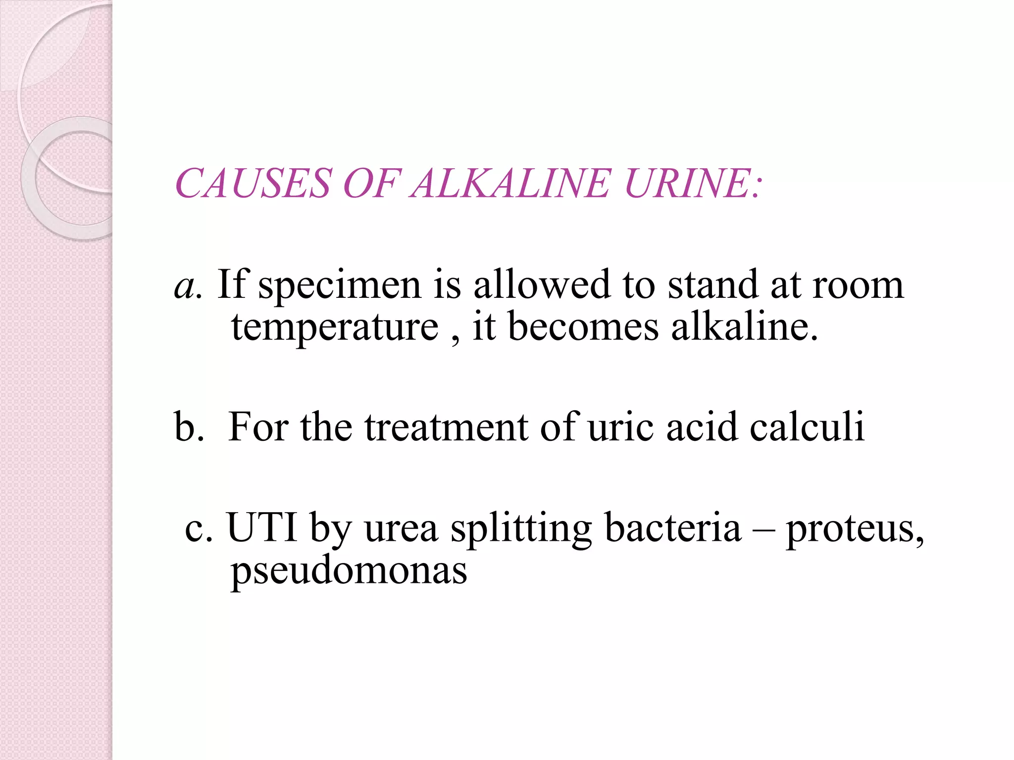 Physical examination of urine | PPTX
