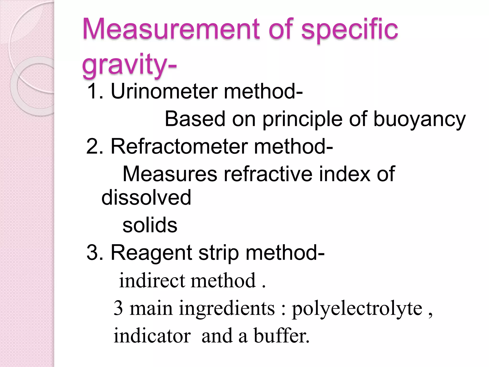 Physical examination of urine | PPTX