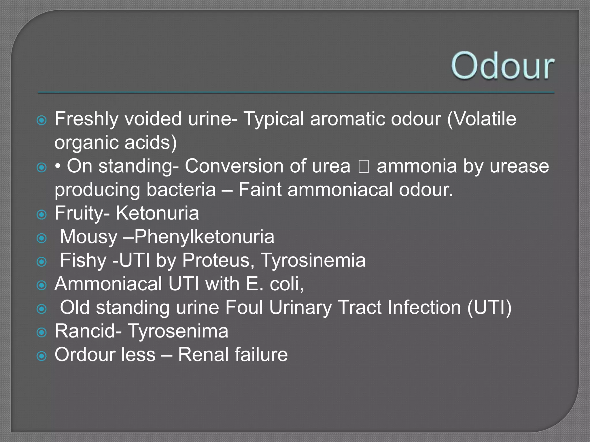 Physical examination of urine (4) | PPTX