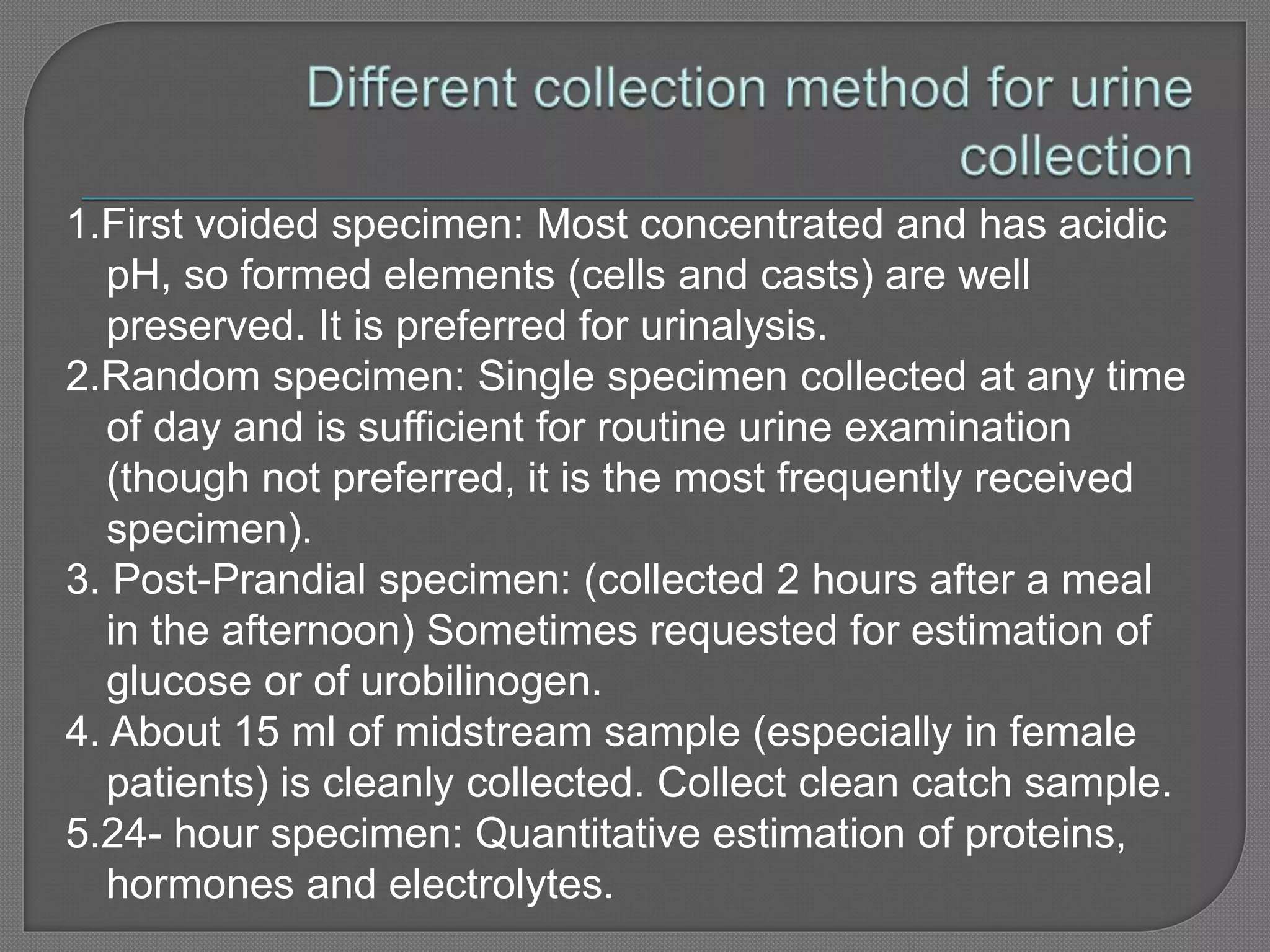 Physical examination of urine (4) | PPTX