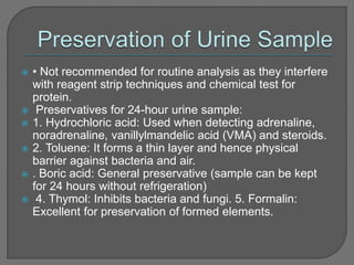 Physical examination of urine (4) | PPTX