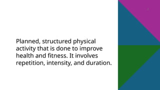 Introduction to Exercise and its Importance Benefits of Regular ...