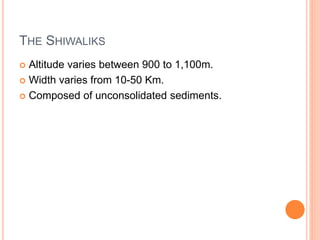 Physical features of India | PPTX