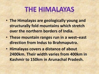 Physical features of india | PPTX