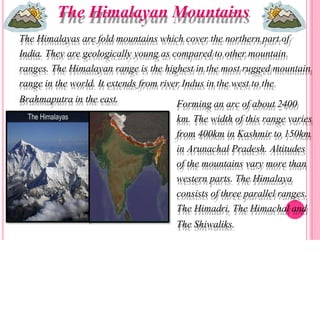 Physical features of india | PPTX