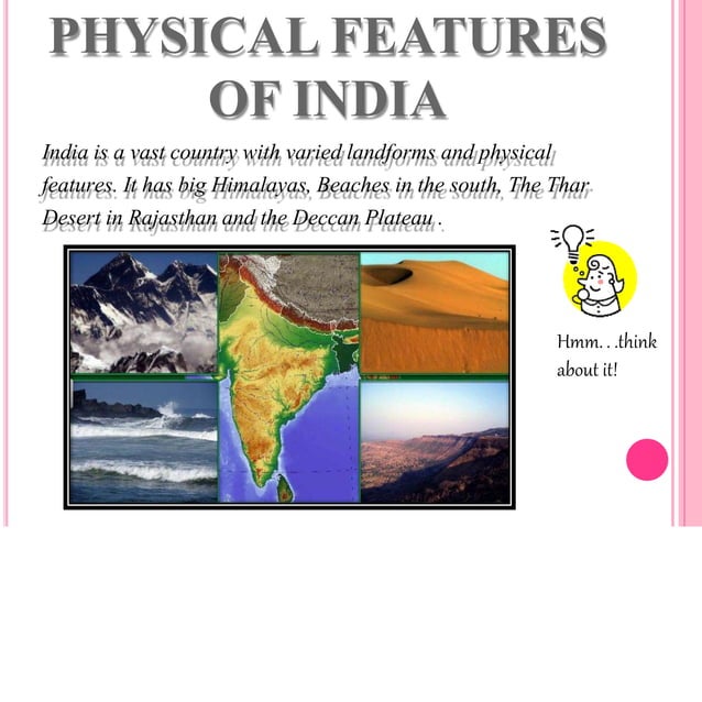 Physical features of india | PPTX