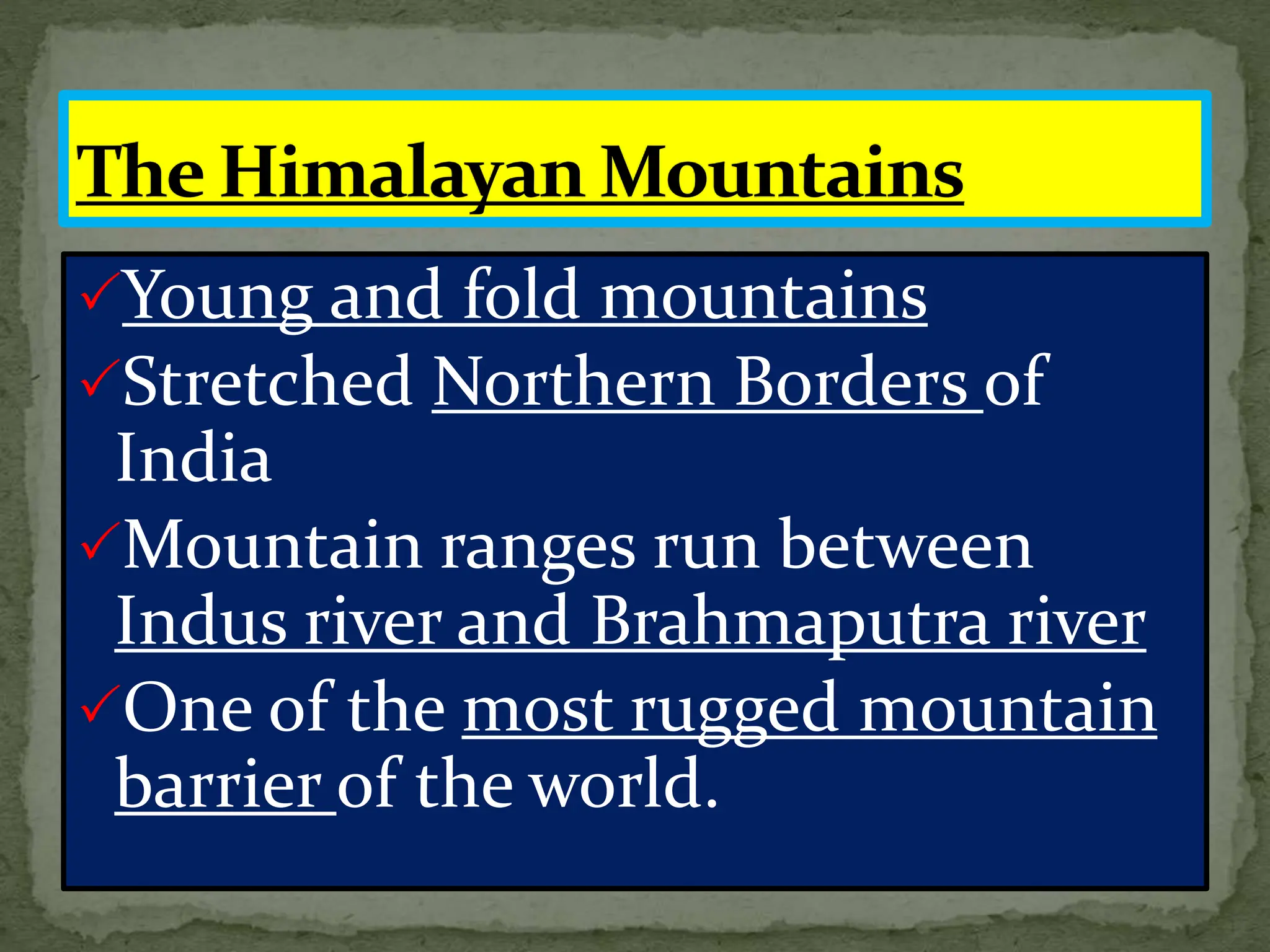 CLASS 9 GEOGRAPHY CHAPTER 2 PHYSICAL FEATURES OF INDIA .pptx