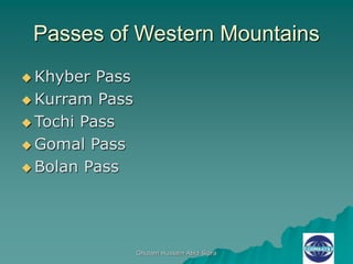 Physical features of pakistan | PPTX