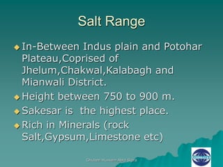 Physical features of pakistan | PPTX
