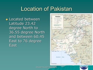 Physical features of pakistan | PPTX