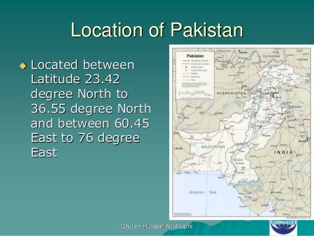 Physical features of pakistan